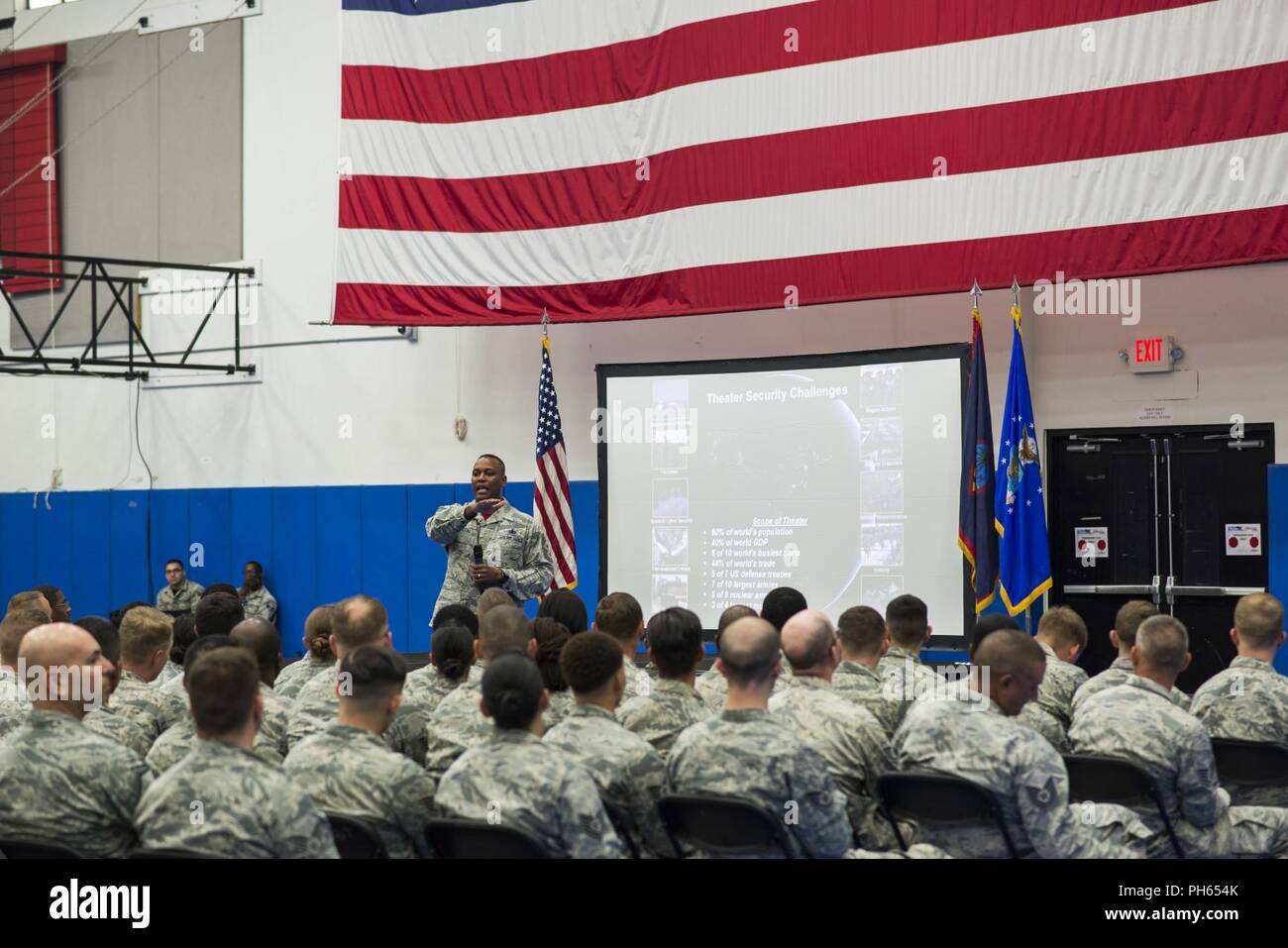 Chief Master Sgt. Anthony Johnson, Pacific Air Forces command chief ...