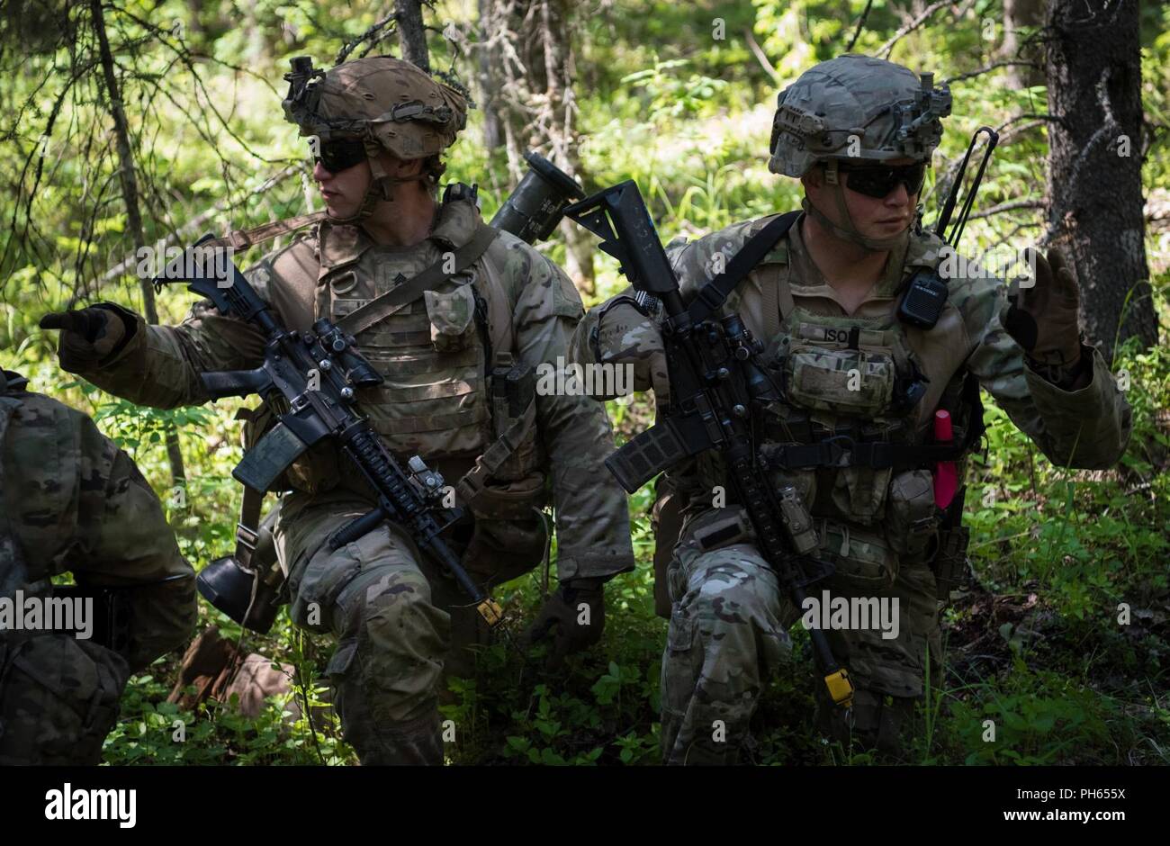 U.S. Army Alaska infantrymen from the 1st Stryker Brigade Combat Team ...