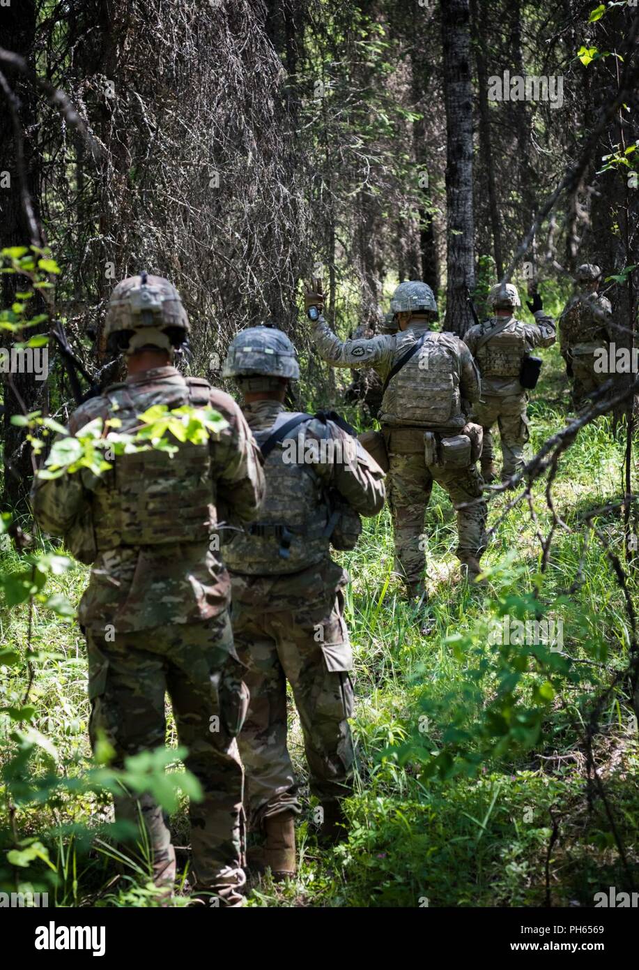 U.S. Army Alaska infantrymen from the 1st Stryker Brigade Combat Team ...
