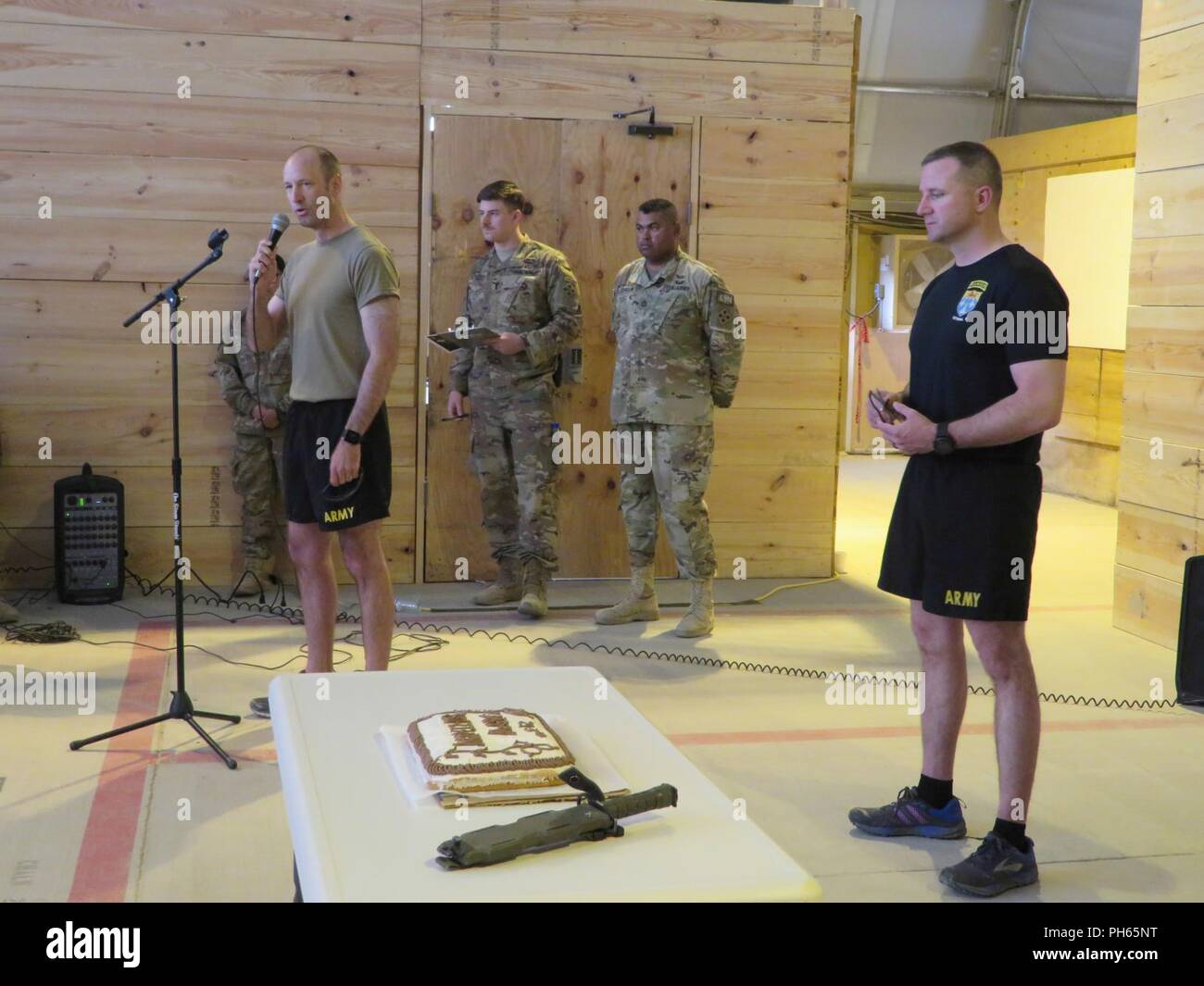 BAGRAM AIRFIELD, Afghanistan (June 14, 2018) – U.S. Army Lt. Col. Kirby Dennis, commander of 2nd ...