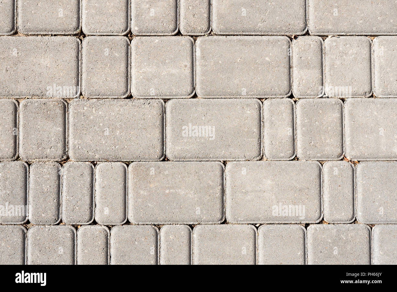 Stone tile background. Grey textured fond. Different sized pavement ...