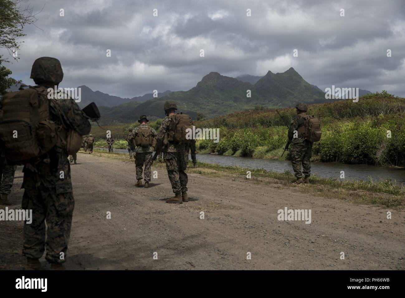 U.S. Marines with 3rd Radio Battalion, III Marine Expeditionary Force ...