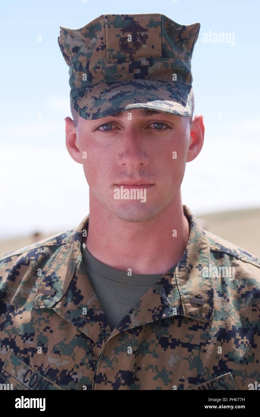 U.S. Marine Corps 2nd Lt. Anthony Cone is a platoon leader with 3rd Law ...
