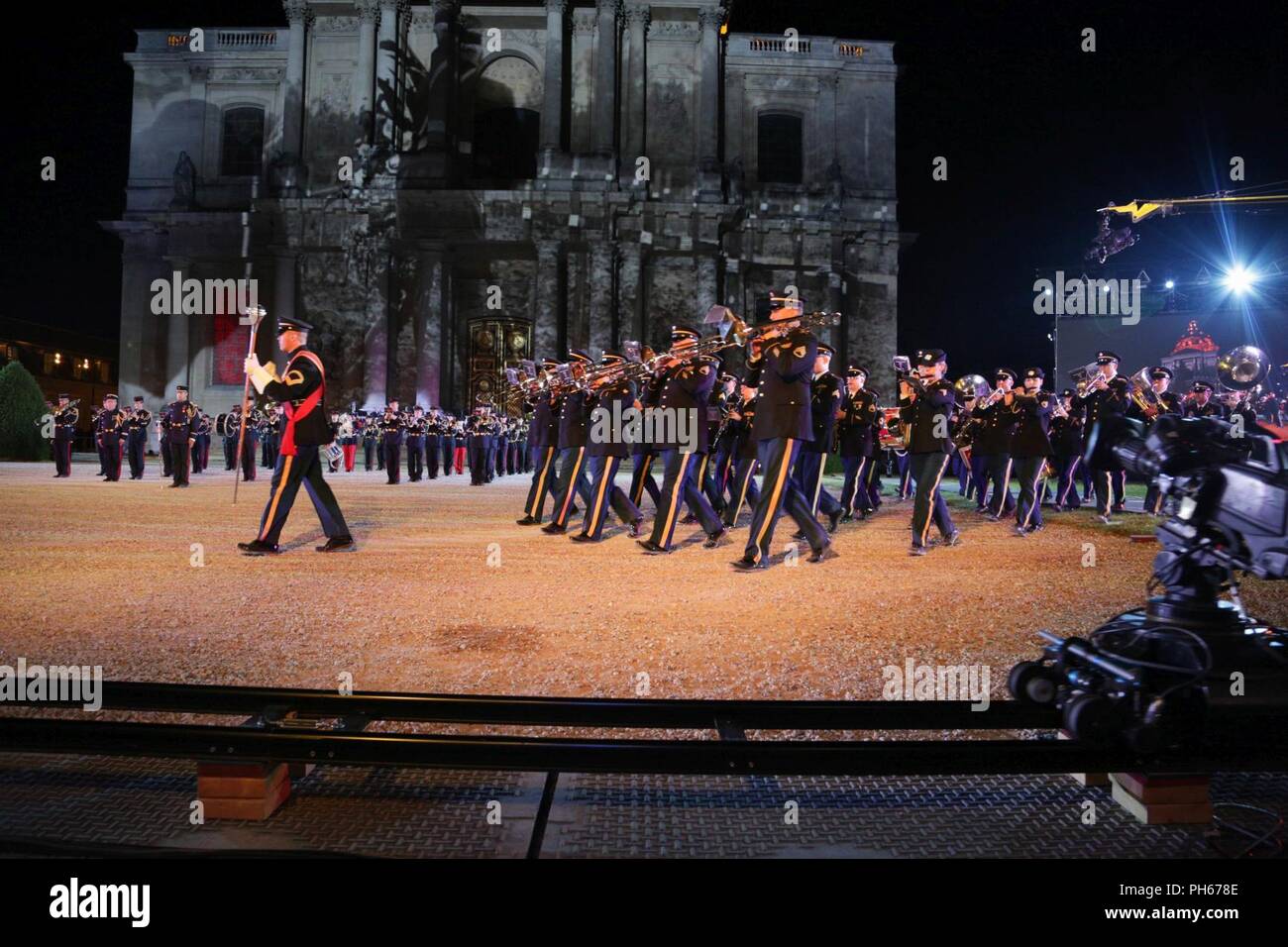 The U.S. Army Europe Band performed theme music from Band of Brothers ...