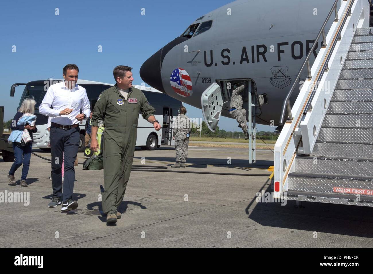 U.S. Air Force Col. Christopher Amrhein, 100th Air Refueling Wing ...