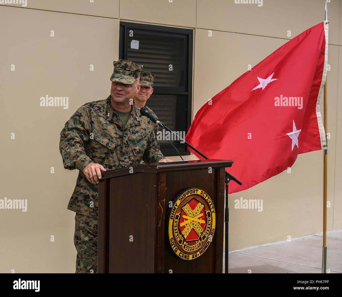 U.S. Marine Maj. Gen. David G. Bellon, the commander of U.S. Marine ...