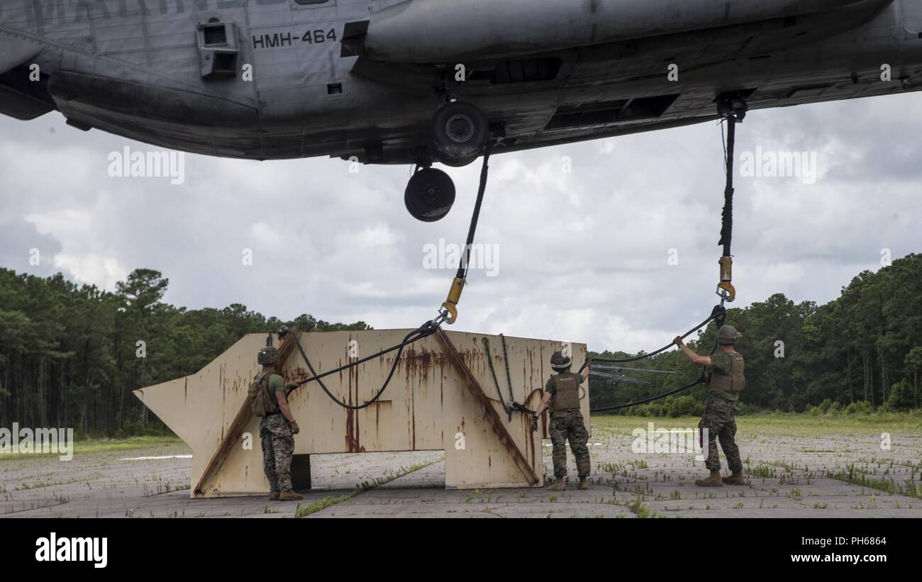 U.S. Marines with 2nd Transportation Support Battalion (TSB), Combat ...