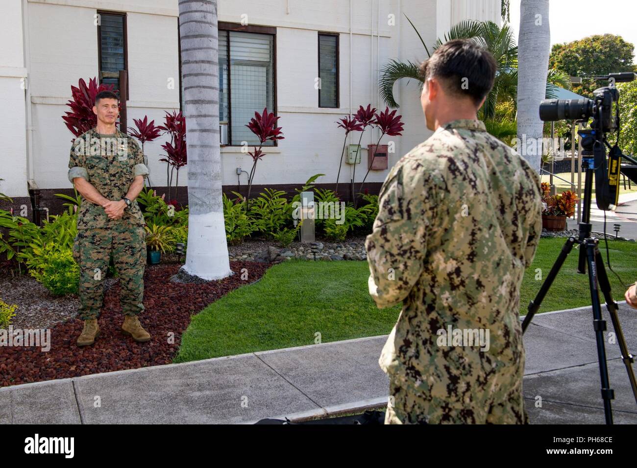 PEARL HARBOR (June 27, 2018) U.S. Marine Corps Brig. Gen. Mark ...