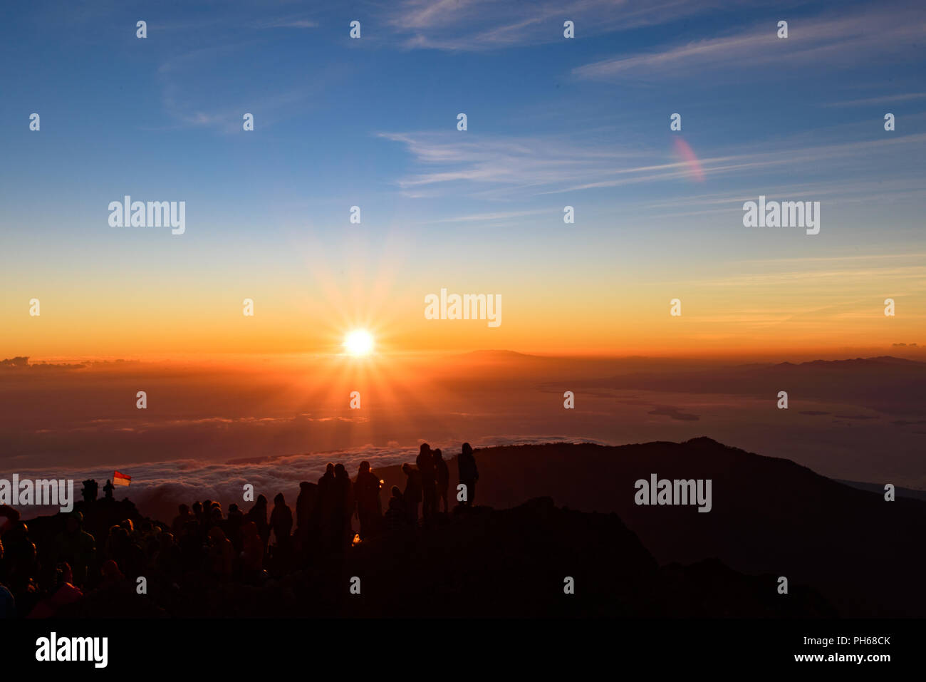 Mount rinjani summit trip hi-res stock photography and images - Alamy