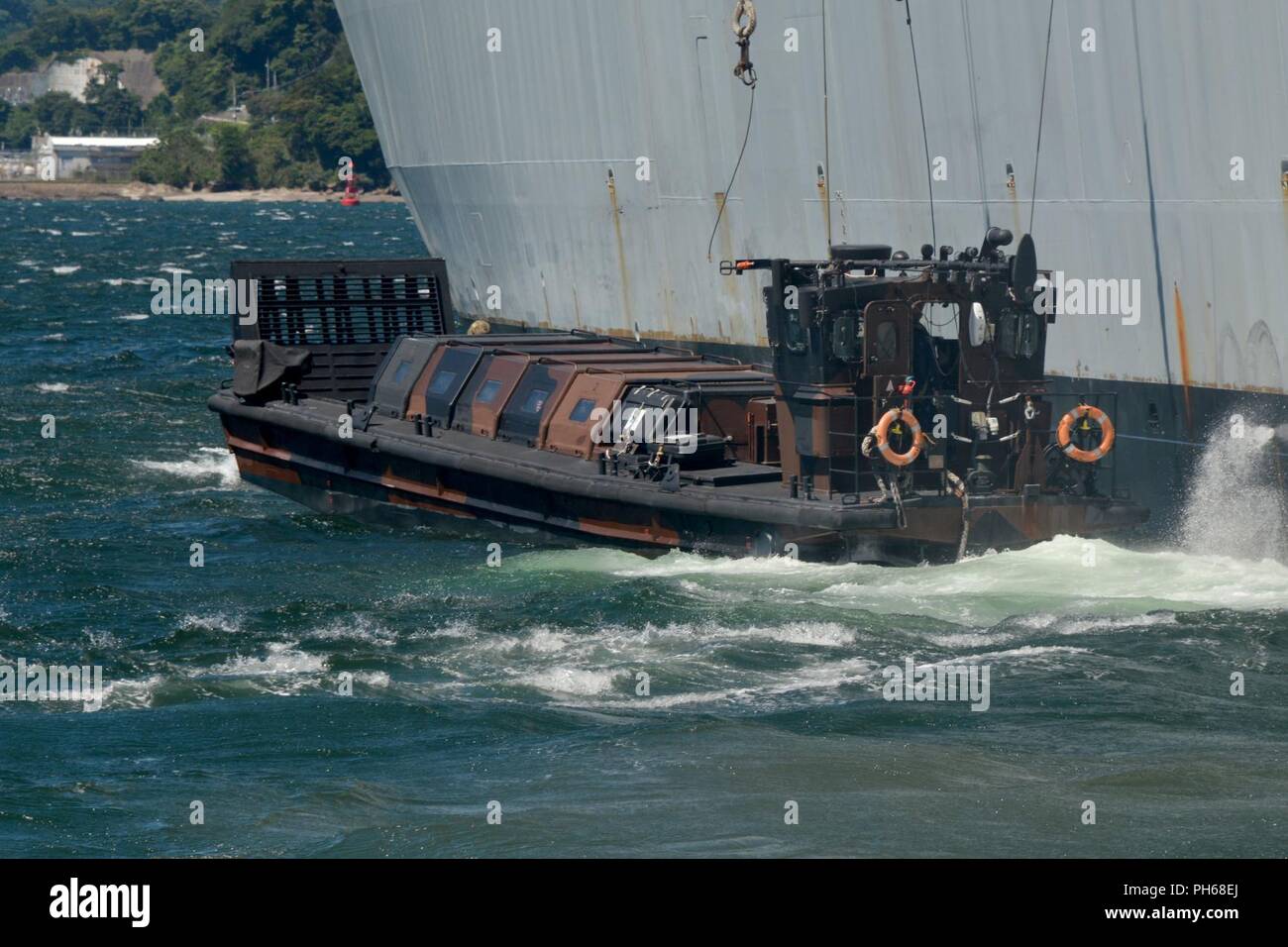 YOKOSUKA, Japan – A British Royal Navy Landing Craft Vehicle Personnel ...