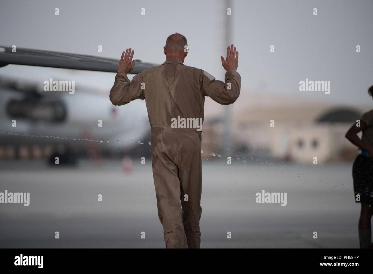 U.S. Air Force Brig. Gen. Derek France, 380th Air Expeditionary Wing ...