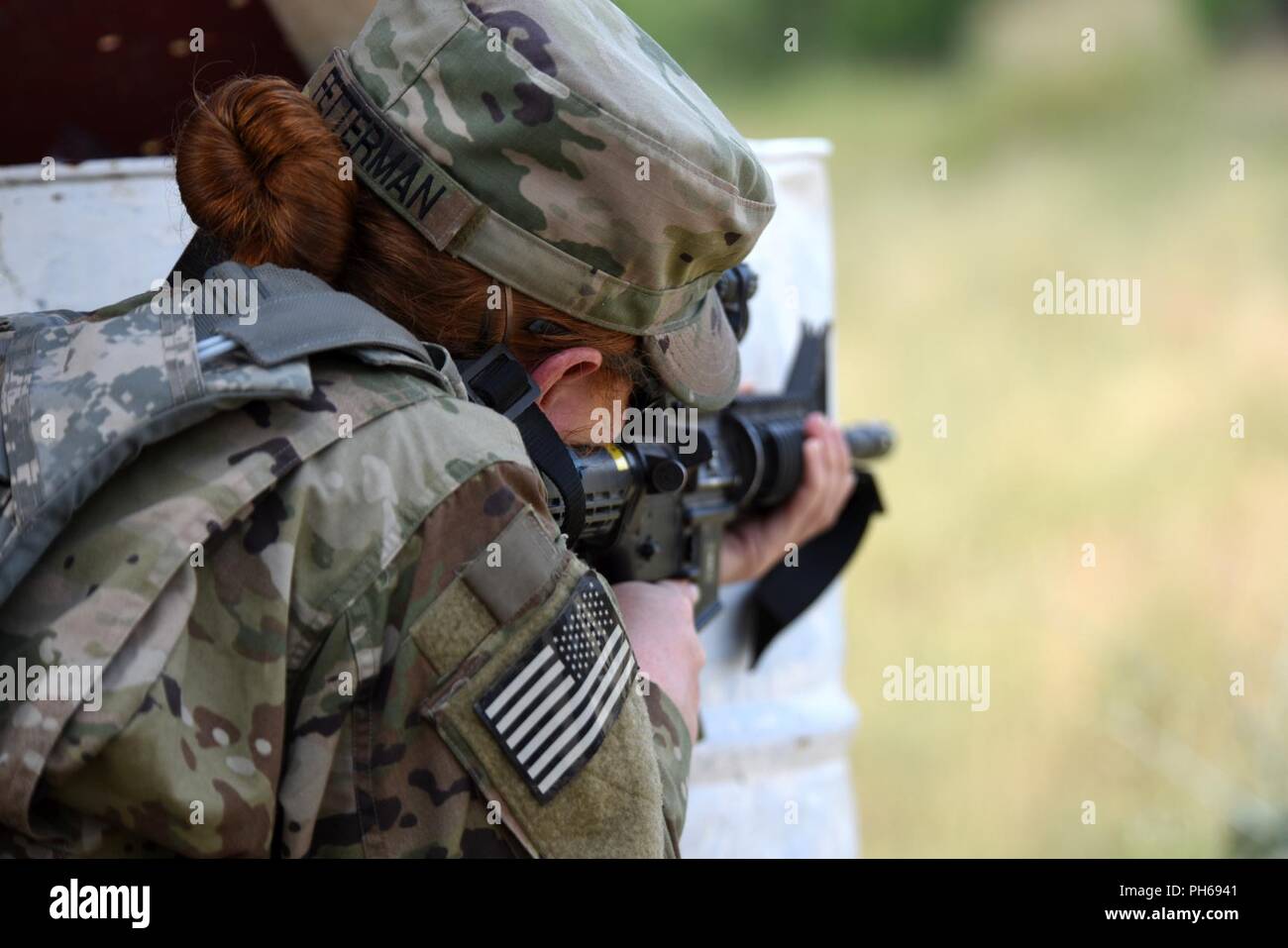 Spc. Brittany Fetterman, assigned to the Tennessee National Guard's ...