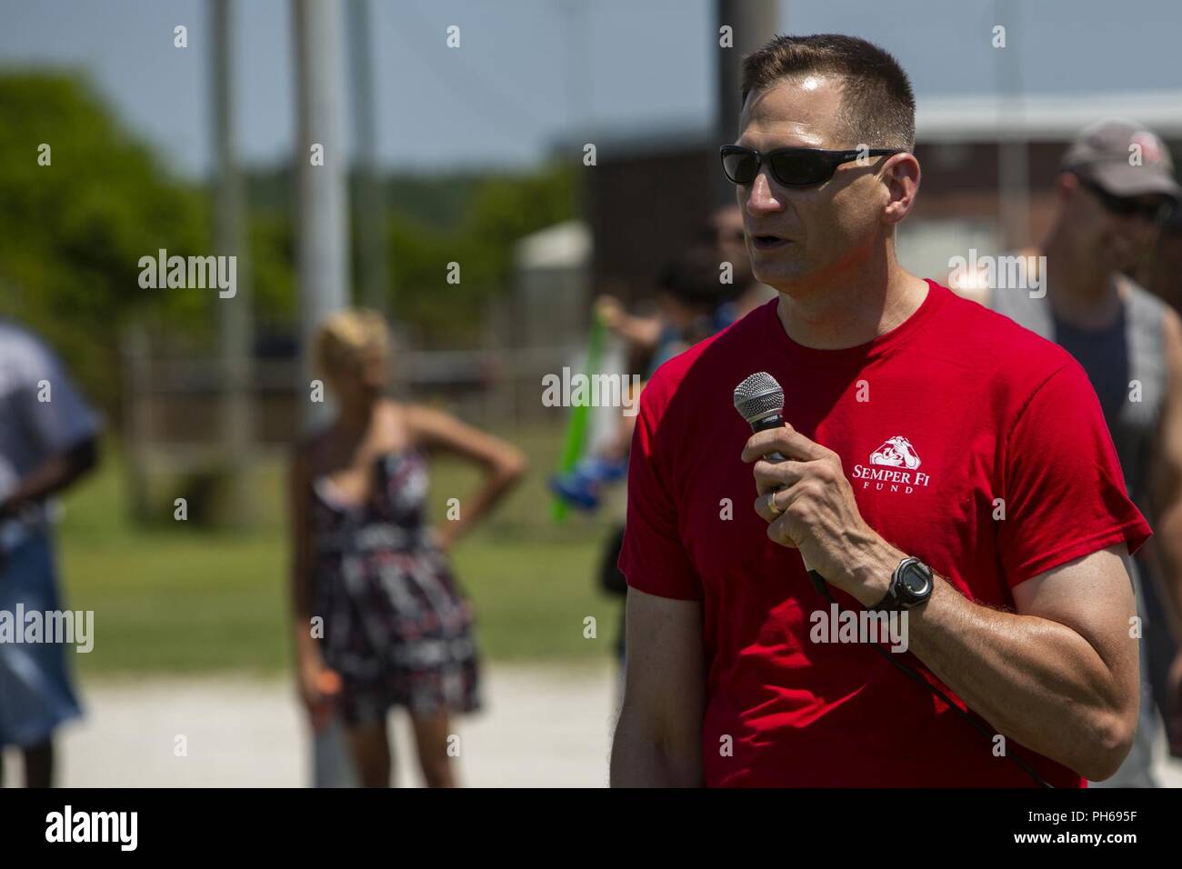 U.S. Marine Col. Samuel C. Cook, the commanding officer of Headquarters ...