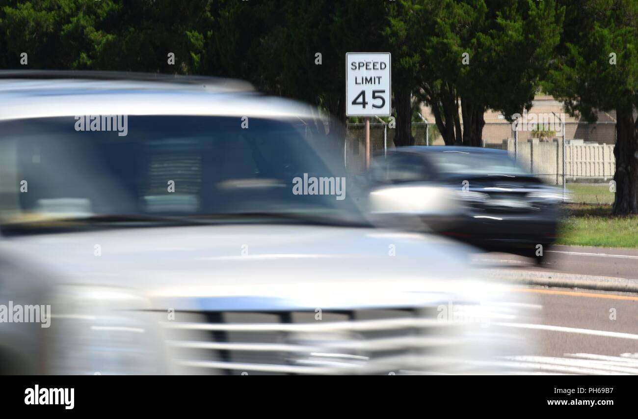 Flashing speed limit sign hi-res stock photography and images - Alamy