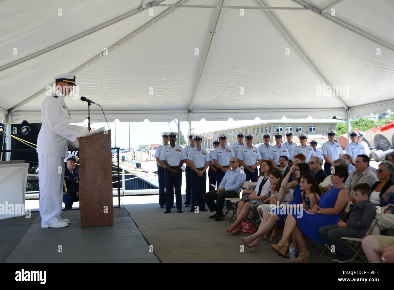 Chief Warrant Officer Patrick Morkis, commanding officer of the Coast ...