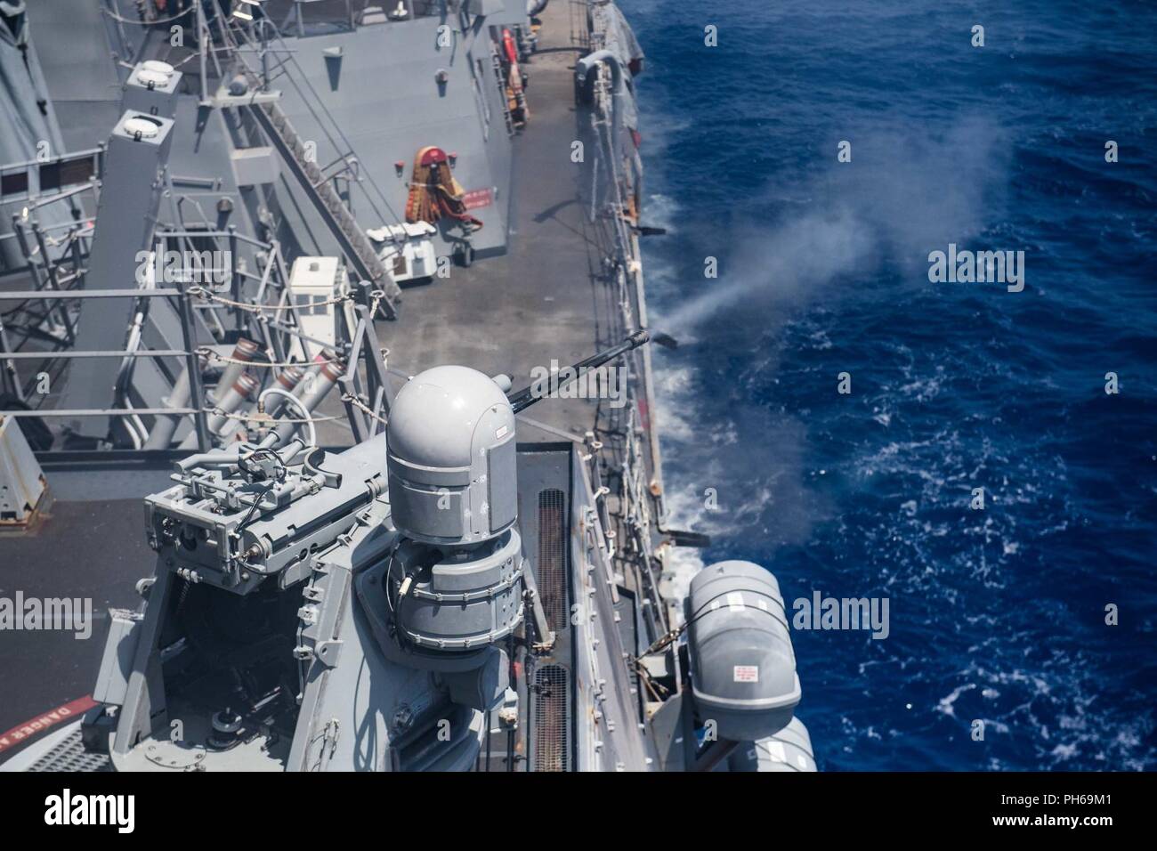 MEDITERRANEAN SEA (June 27, 2018) The guided-missile destroyer USS ...