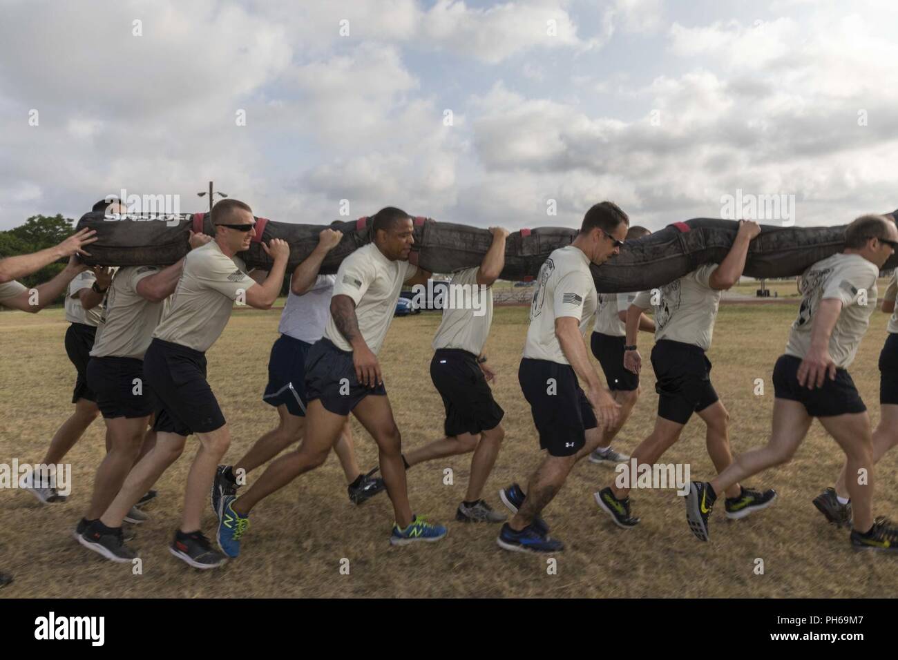 Special Operations Air Force recruiters take part in various physical ...