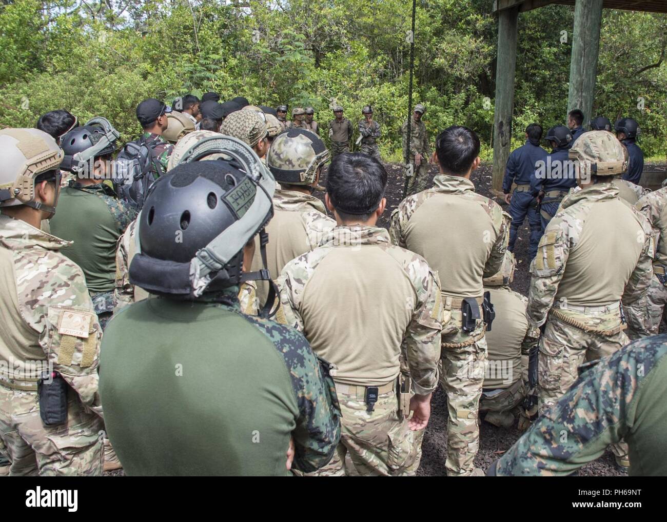 WAHIAWA, Hawaii (June 27, 2018) - Peruvian (foreground) and South ...