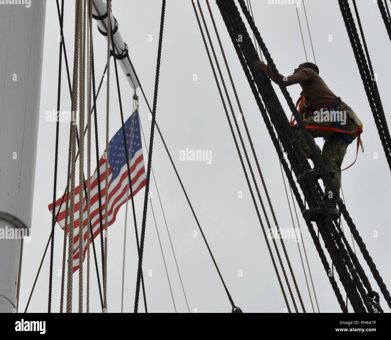(June 27, 2018) Seaman Jordan Young, assigned to USS Constitution ...