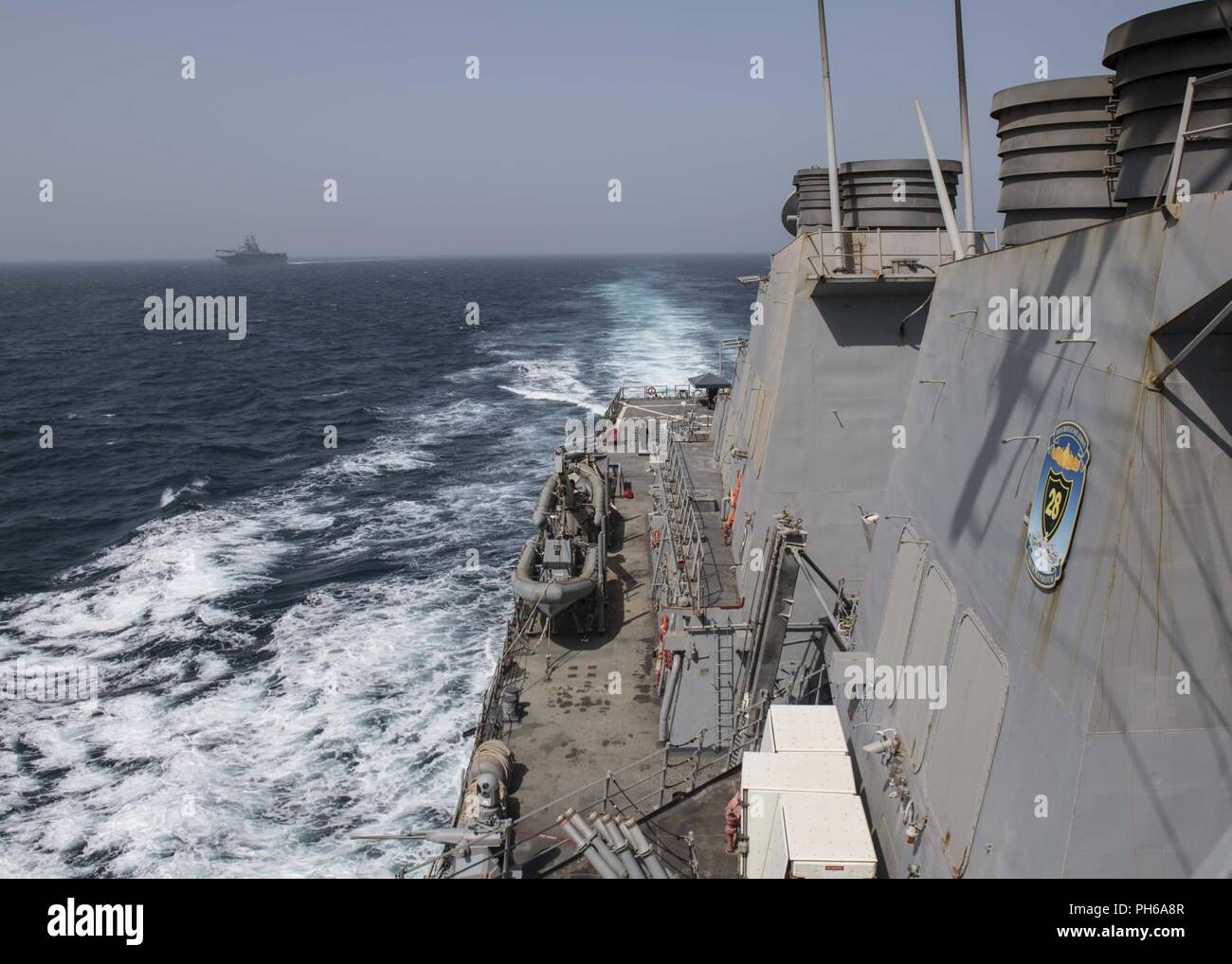 U.S. 5TH FLEET AREA OF OPERATIONS (June 25, 2018) The guided-missile ...