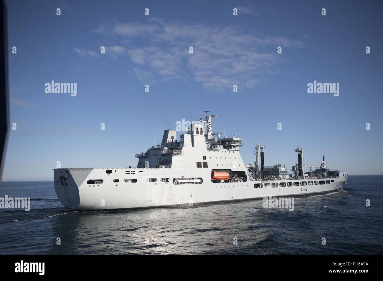 NORWEGIAN SEA (June 28, 2018) The British Royal Fleet Auxiliary ...