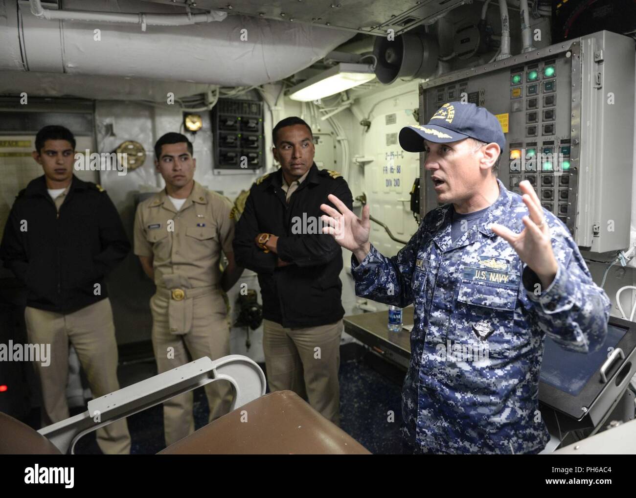SAN DIEGO (June 29, 2018) Cmdr. Cameron Havlik, assigned to Commander ...