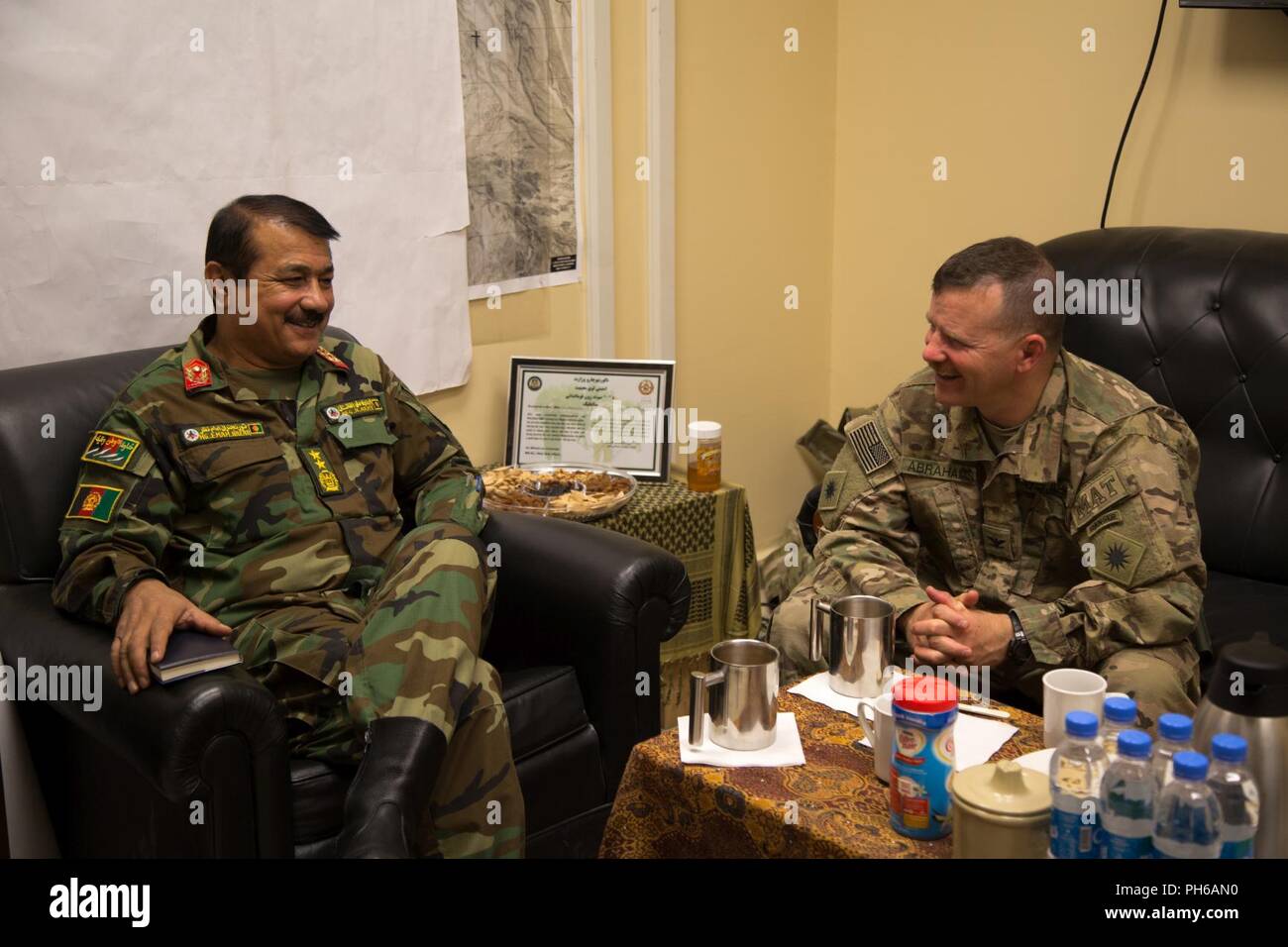 KANDAHAR, Afghanistan (June 30, 2018) -- Afghan National Army Maj. Gen ...