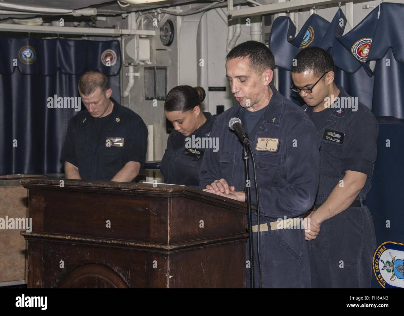 Ships chaplain hi-res stock photography and images - Alamy
