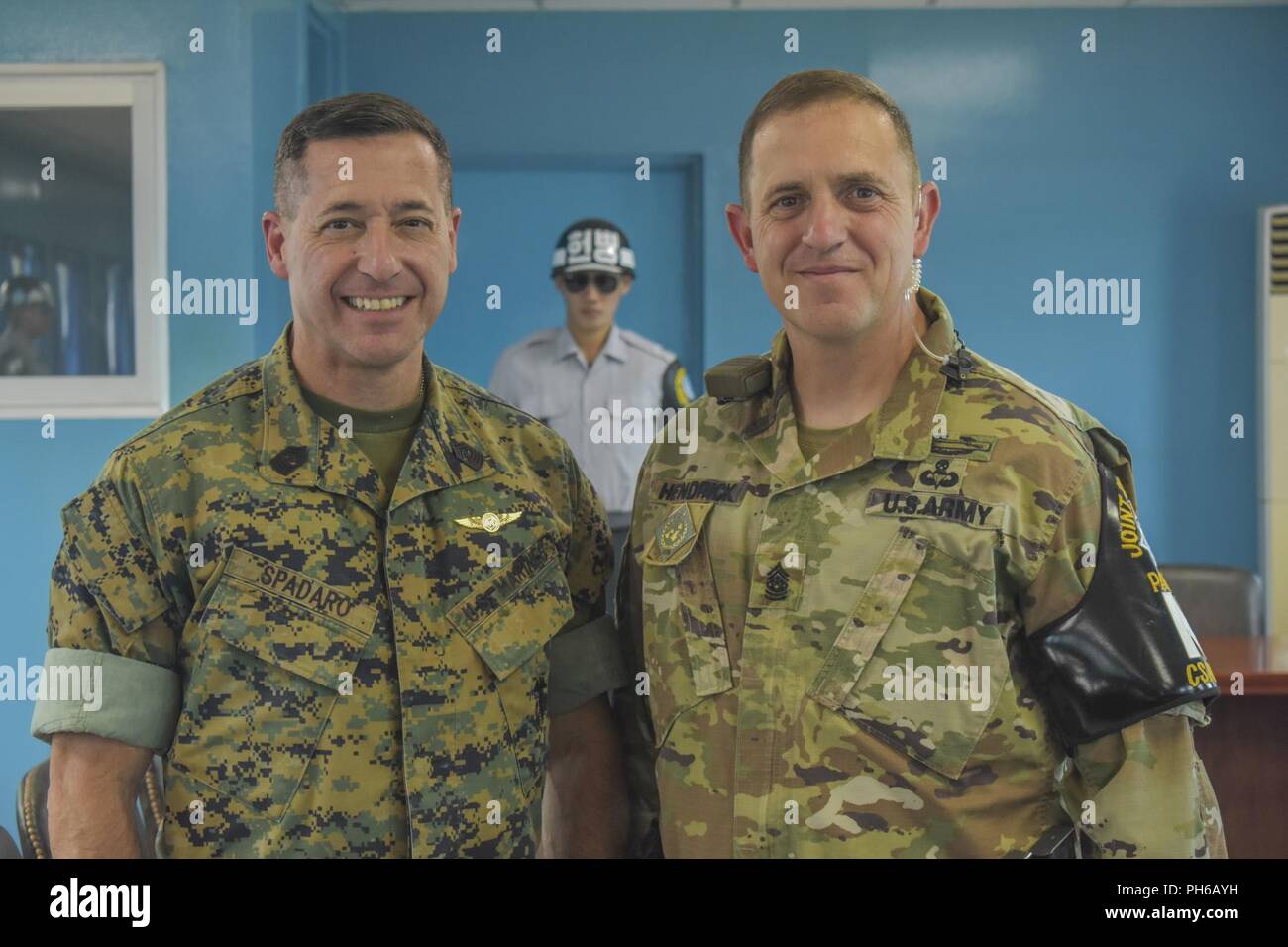 SgtMaj Anthony Spadaro, INDOPACOM Senior Enlisted Leader, and CSM ...