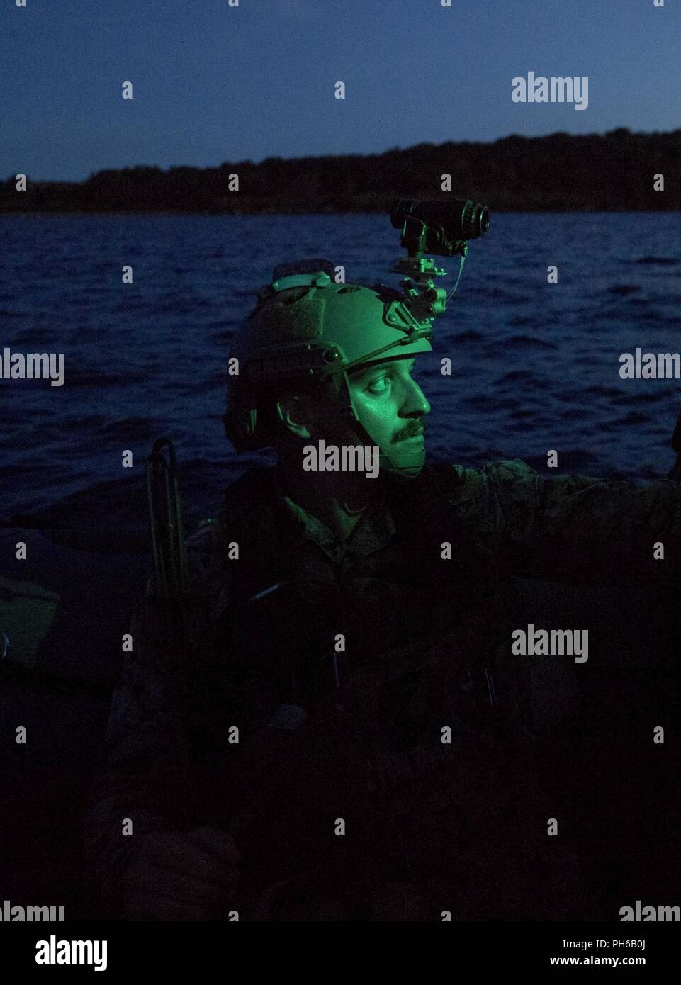 Sergeant Joseph Blake, from Detroit Michigan, assigned to Force ...