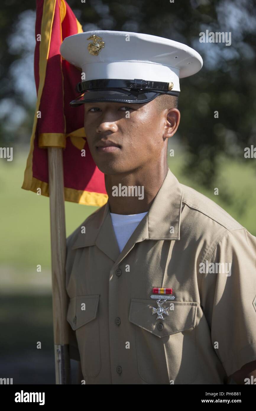 U.S. Marine Corps Pfc. Jason Nguyen, honor graduate for Platoon 2050 ...