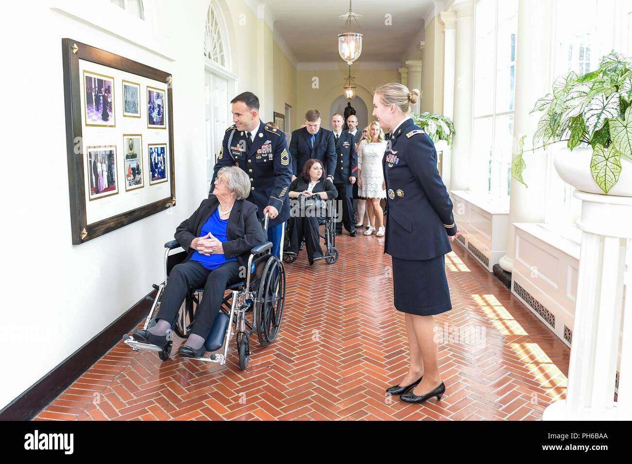 Pauline Lyda Wells Conner, the spouse of then-U.S. Army 1st Lt. Garlin ...