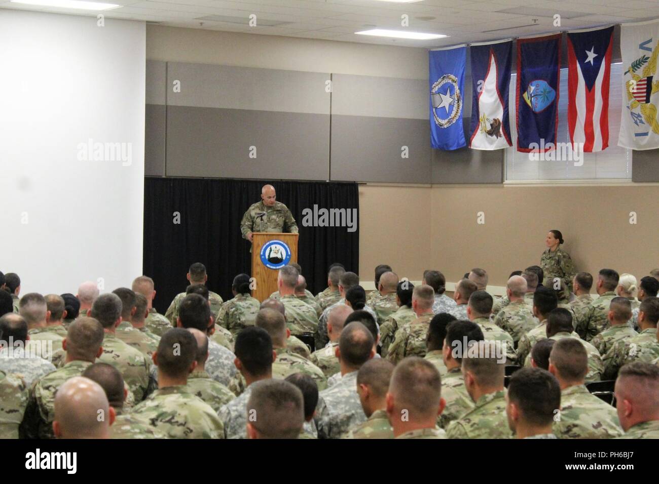 Command Sgt. Maj. Rafael Conde, 32nd Infantry Brigade Combat Team ...
