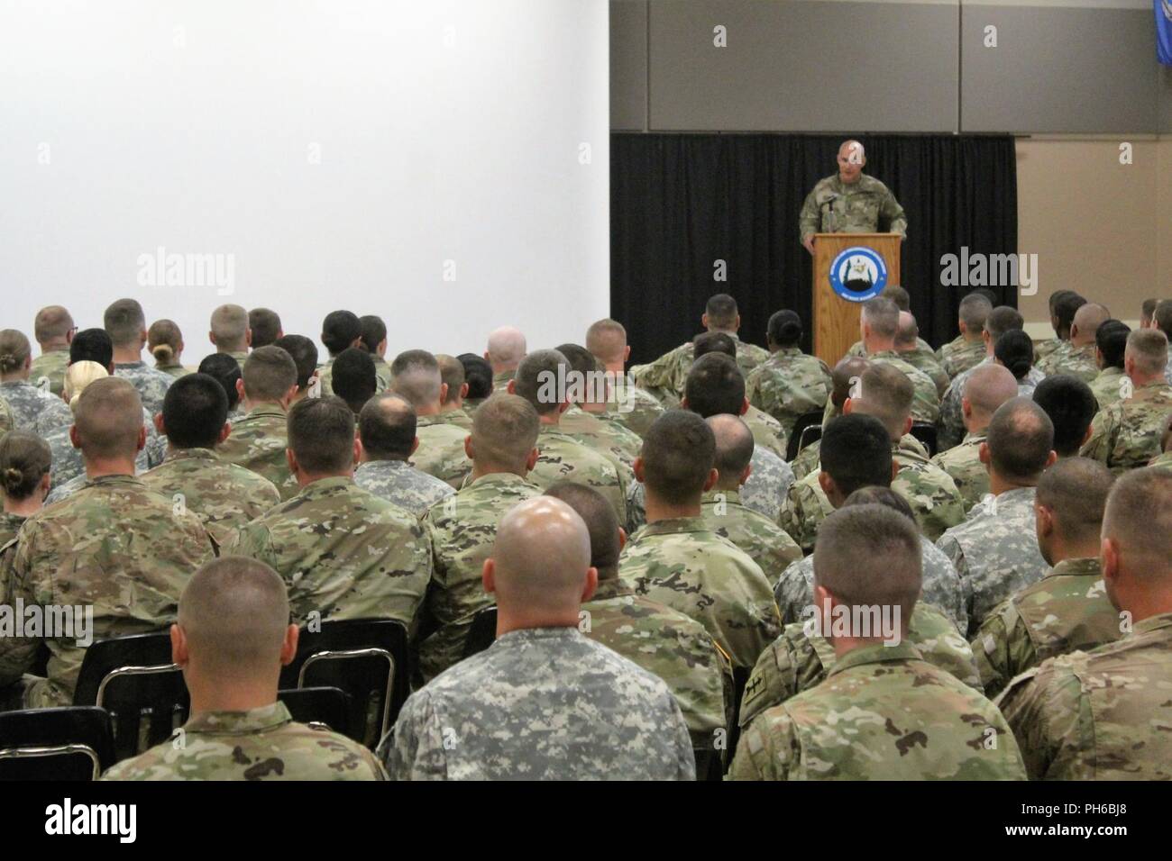 Command Sgt. Maj. Rafael Conde, 32nd Infantry Brigade Combat Team ...