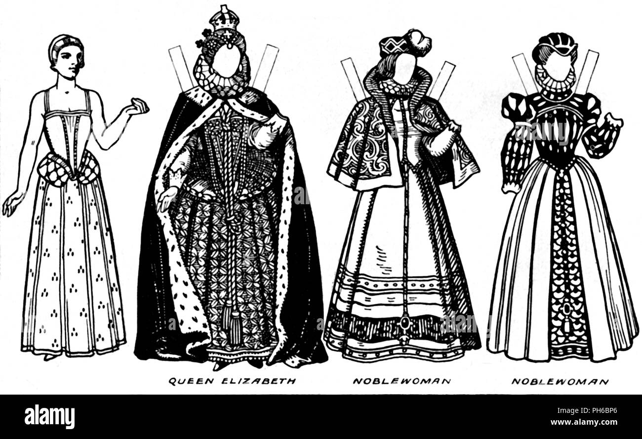 'The Gallery of Historic Costume: Some of the Dresses Worn in Elizabeth ...