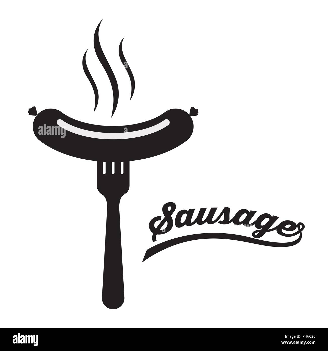 delicious sausage design Stock Vector Image & Art - Alamy