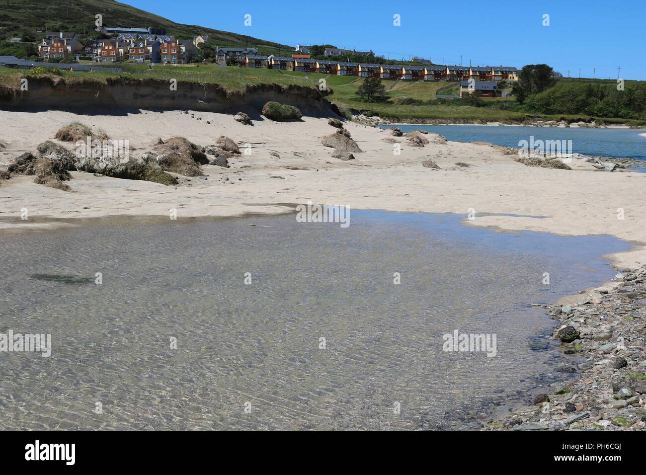 Back barrier tidal channel at Barley Cove Stock Photo - Alamy