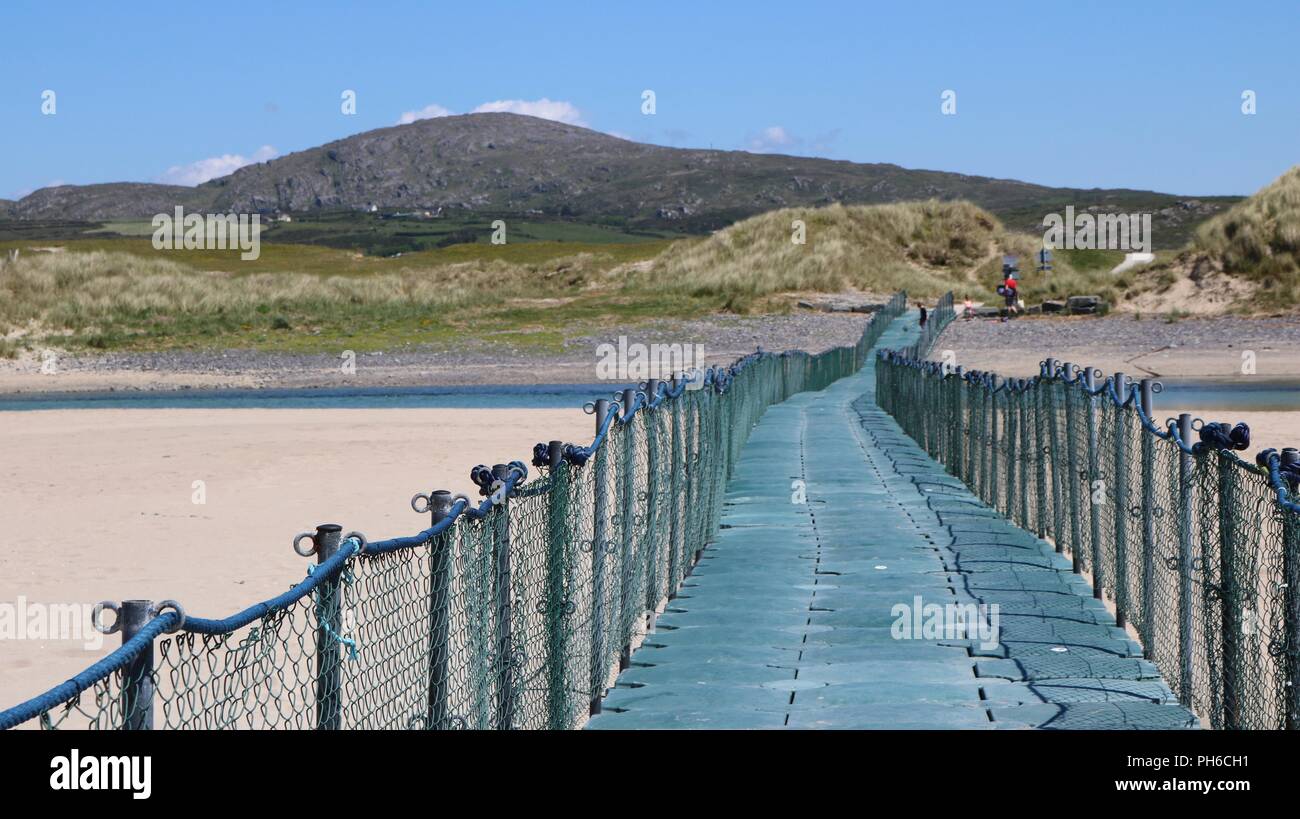 Pontoon Bridge at Barleycove Stock Photo - Alamy