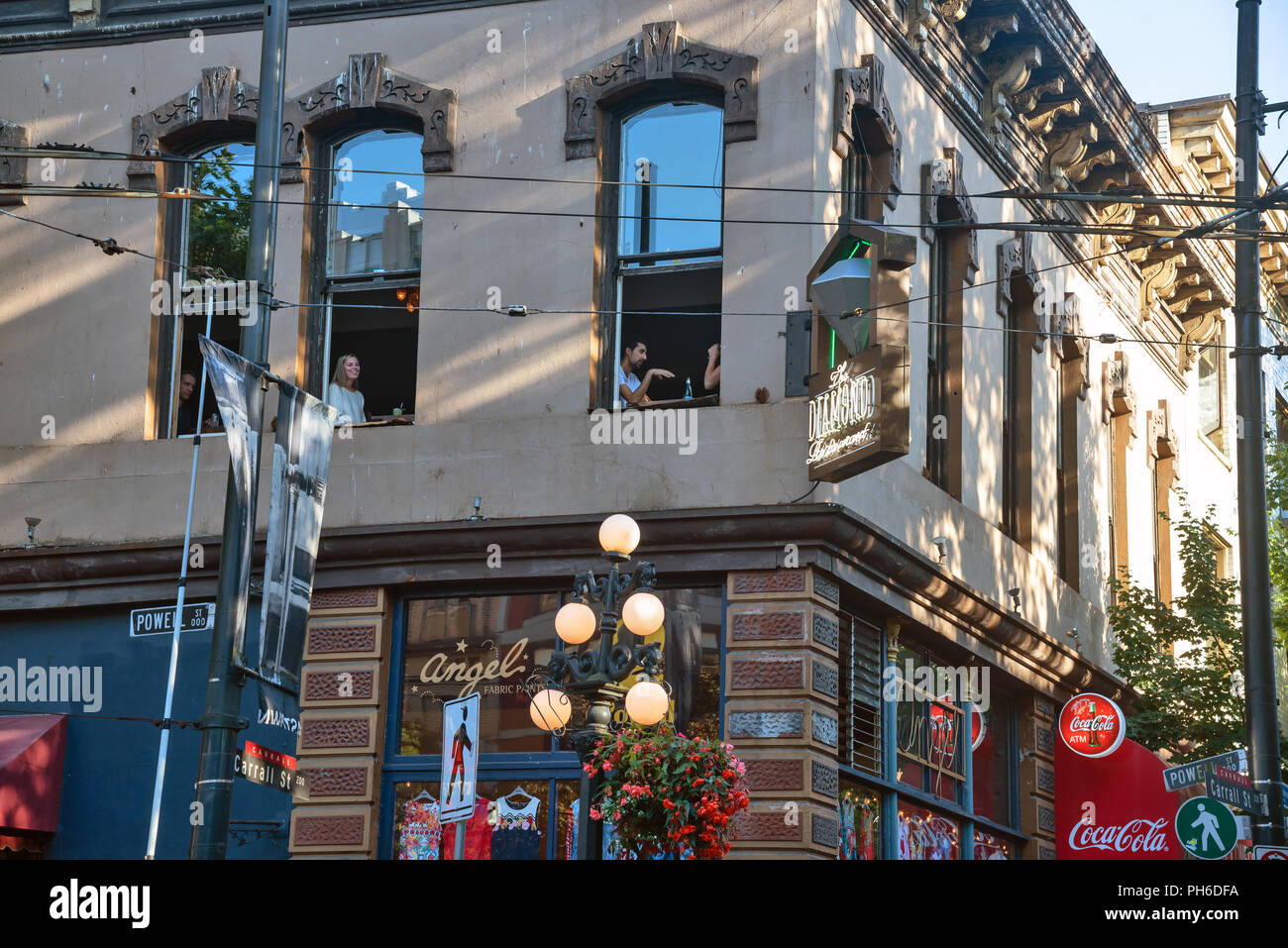 Maple tree square gastown vancouver hi-res stock photography and images ...
