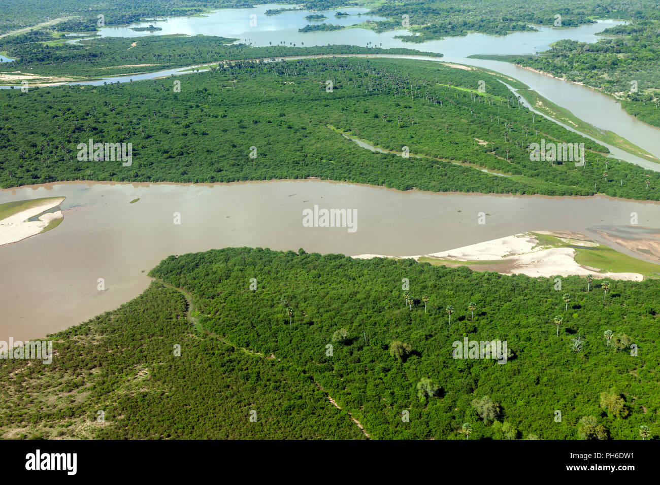 Aerial landscape, Tanzania, East Africa Stock Photo - Alamy