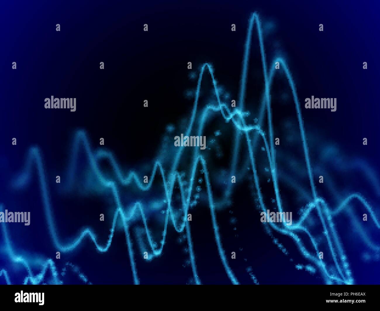 Big data abstract visualization: business charts analytics Stock Vector ...