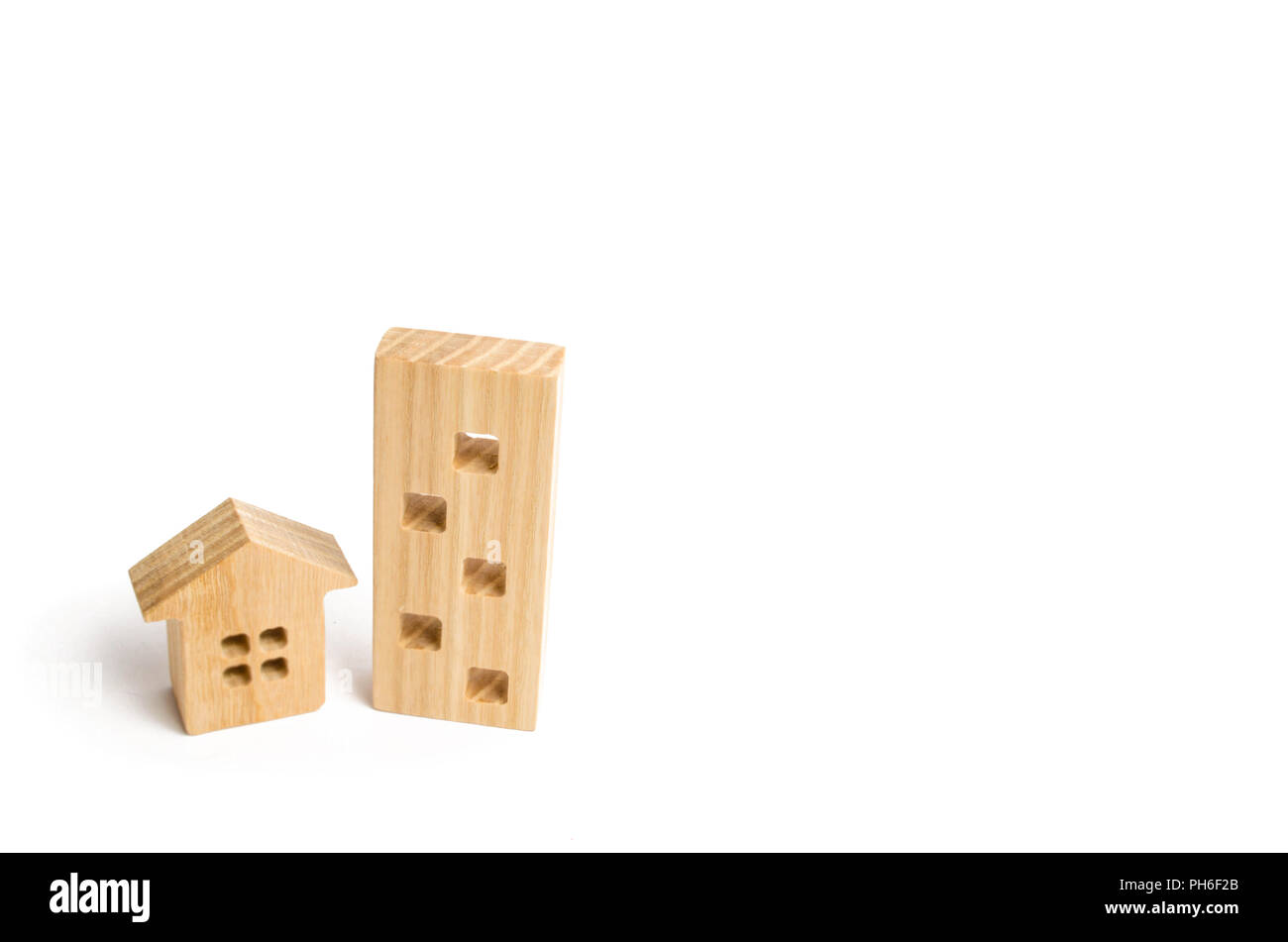 Two storey houses Cut Out Stock Images & Pictures - Alamy