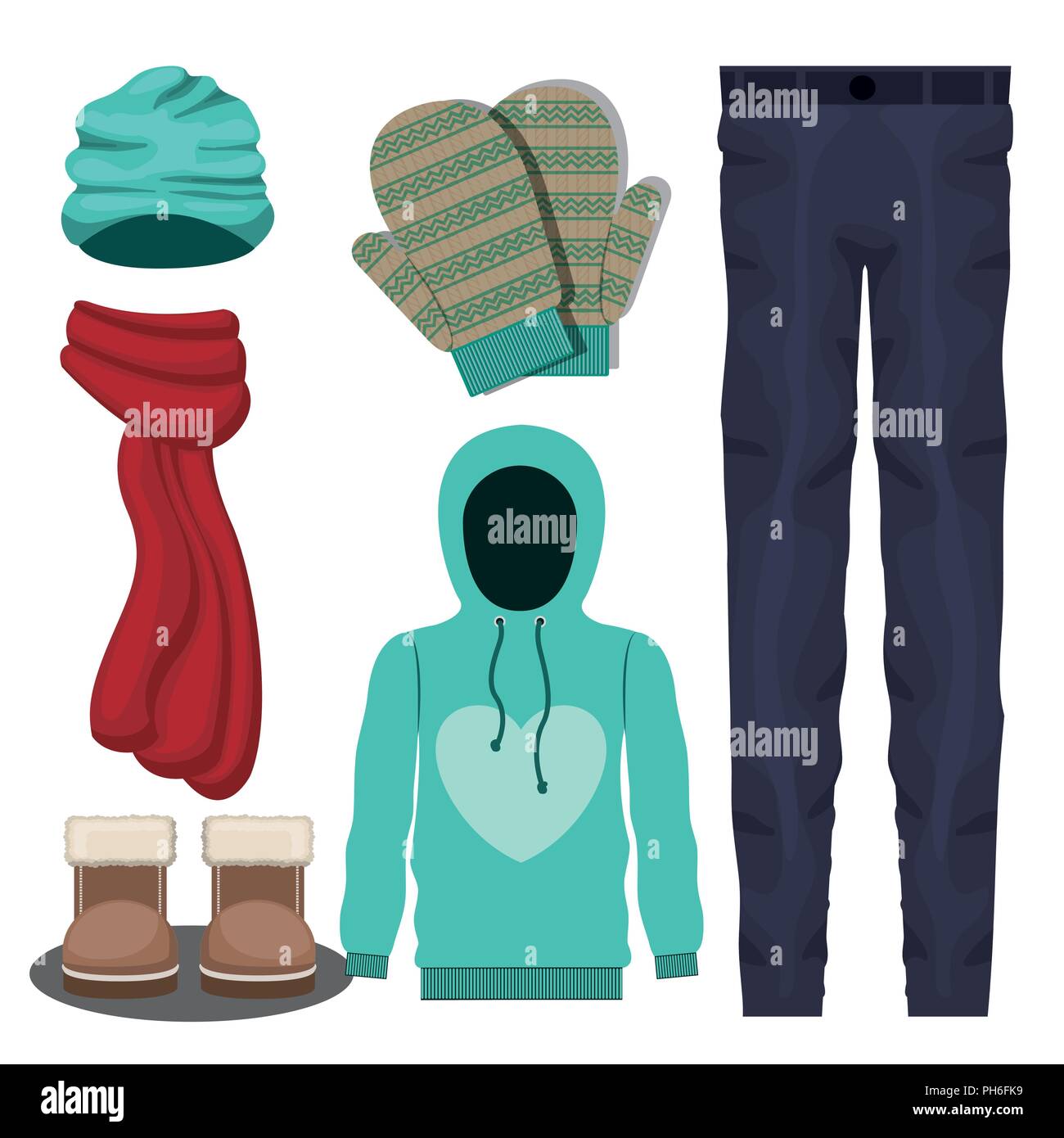 winter clothing design Stock Vector Image & Art - Alamy