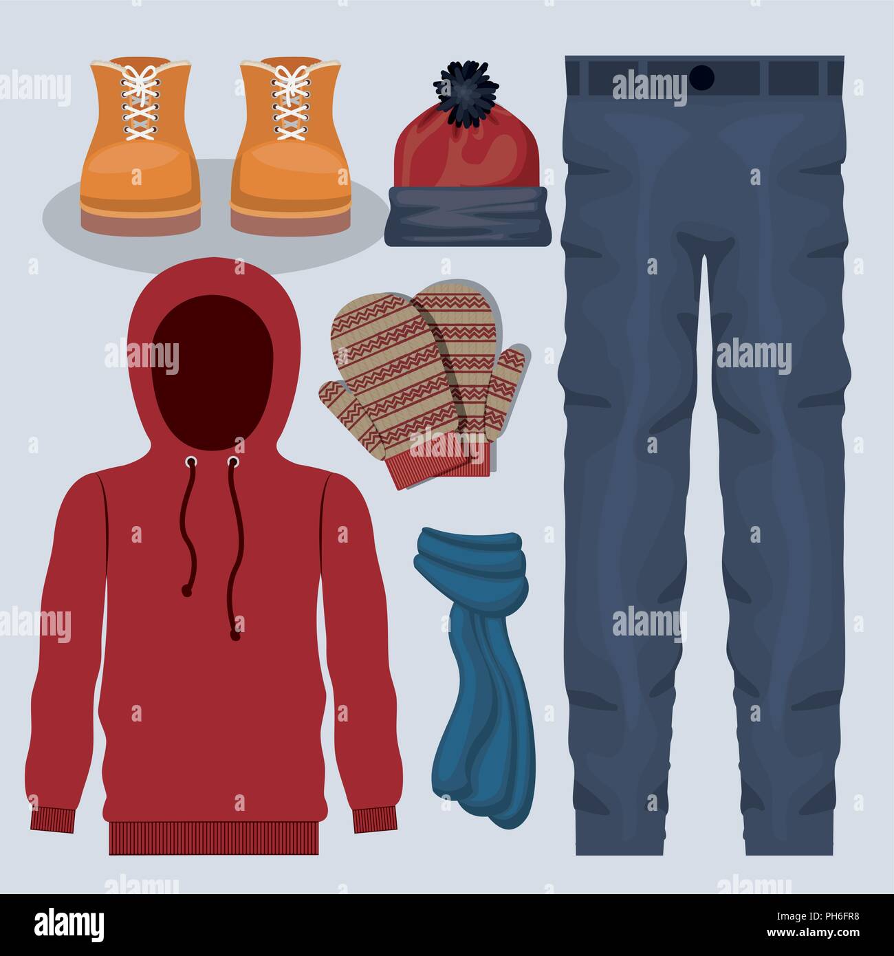 winter clothing design Stock Vector Image & Art - Alamy