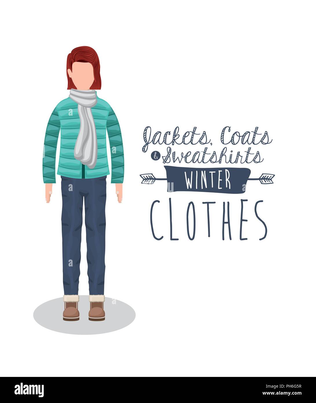 winter clothing design Stock Vector Image & Art - Alamy