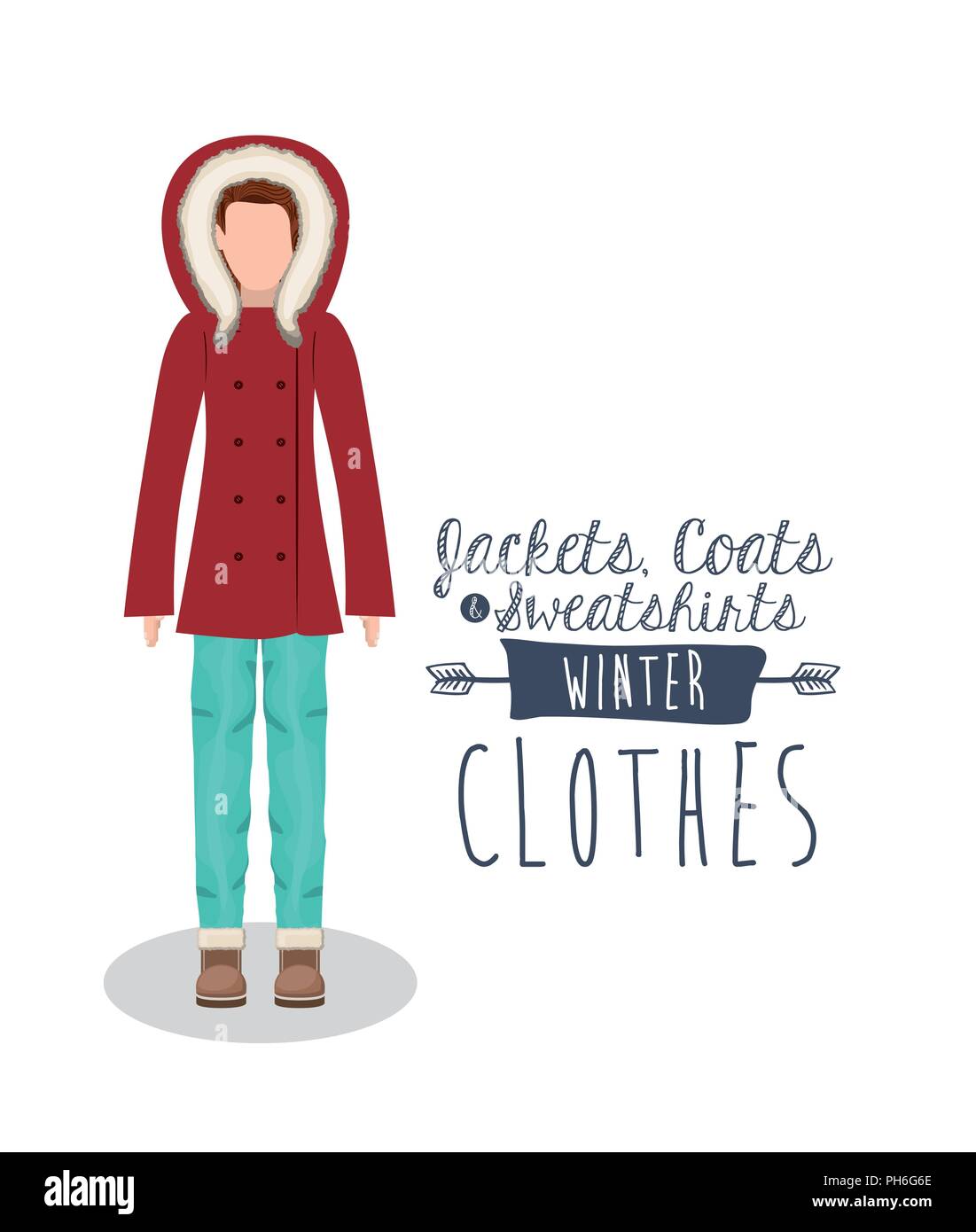 winter clothing design Stock Vector Image & Art - Alamy