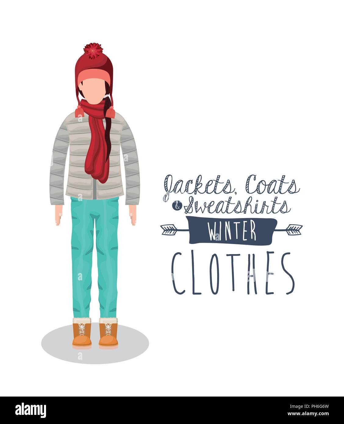 winter clothing design Stock Vector Image & Art - Alamy