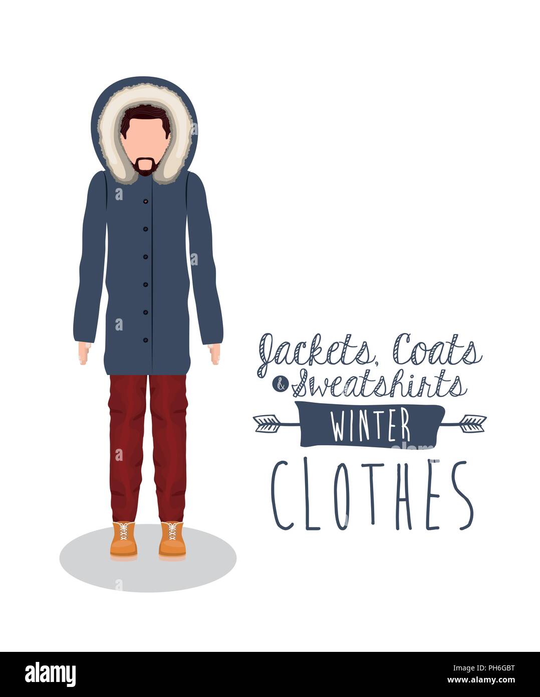 winter clothing design Stock Vector Image & Art - Alamy