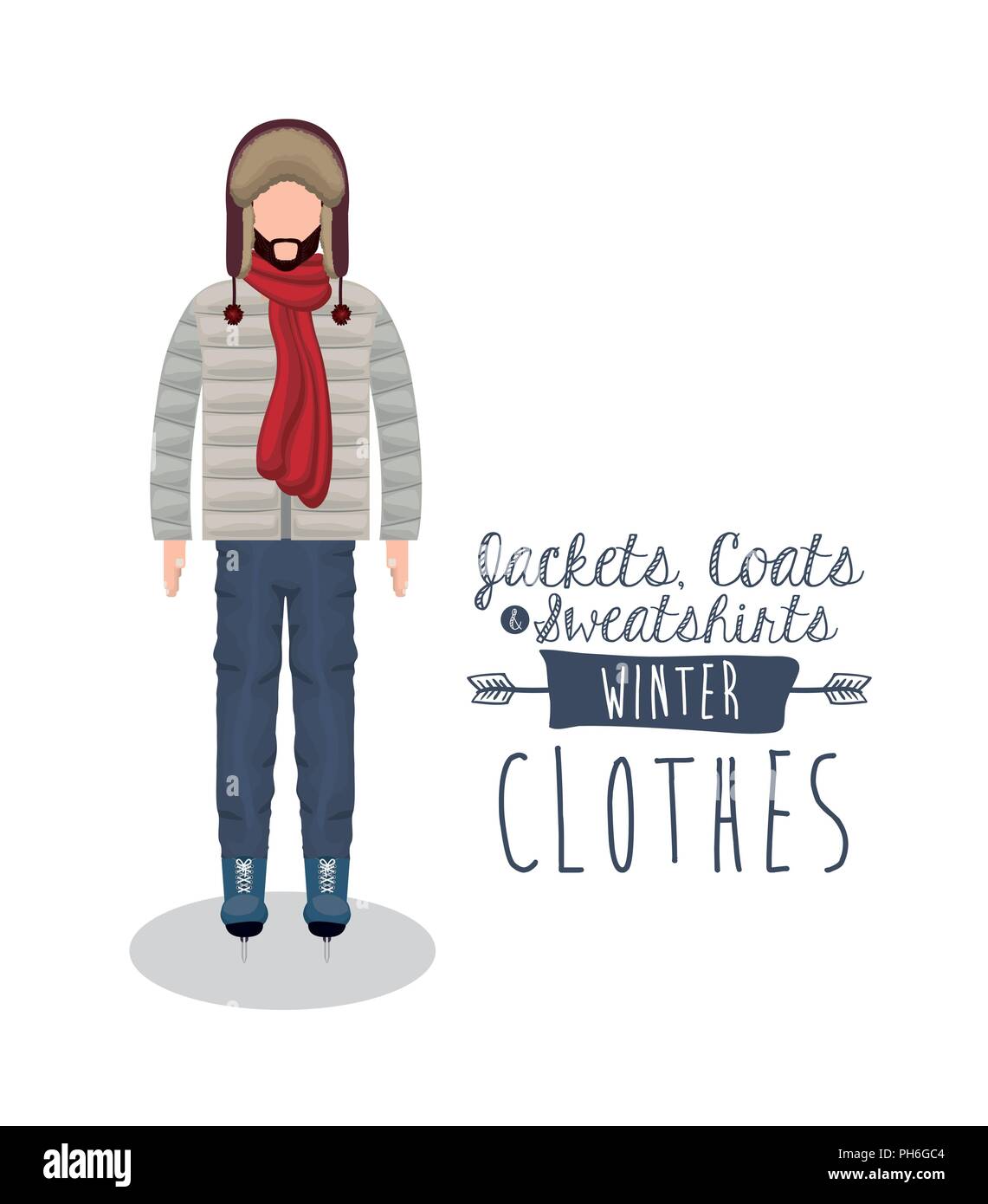 winter clothing design Stock Vector Image & Art - Alamy