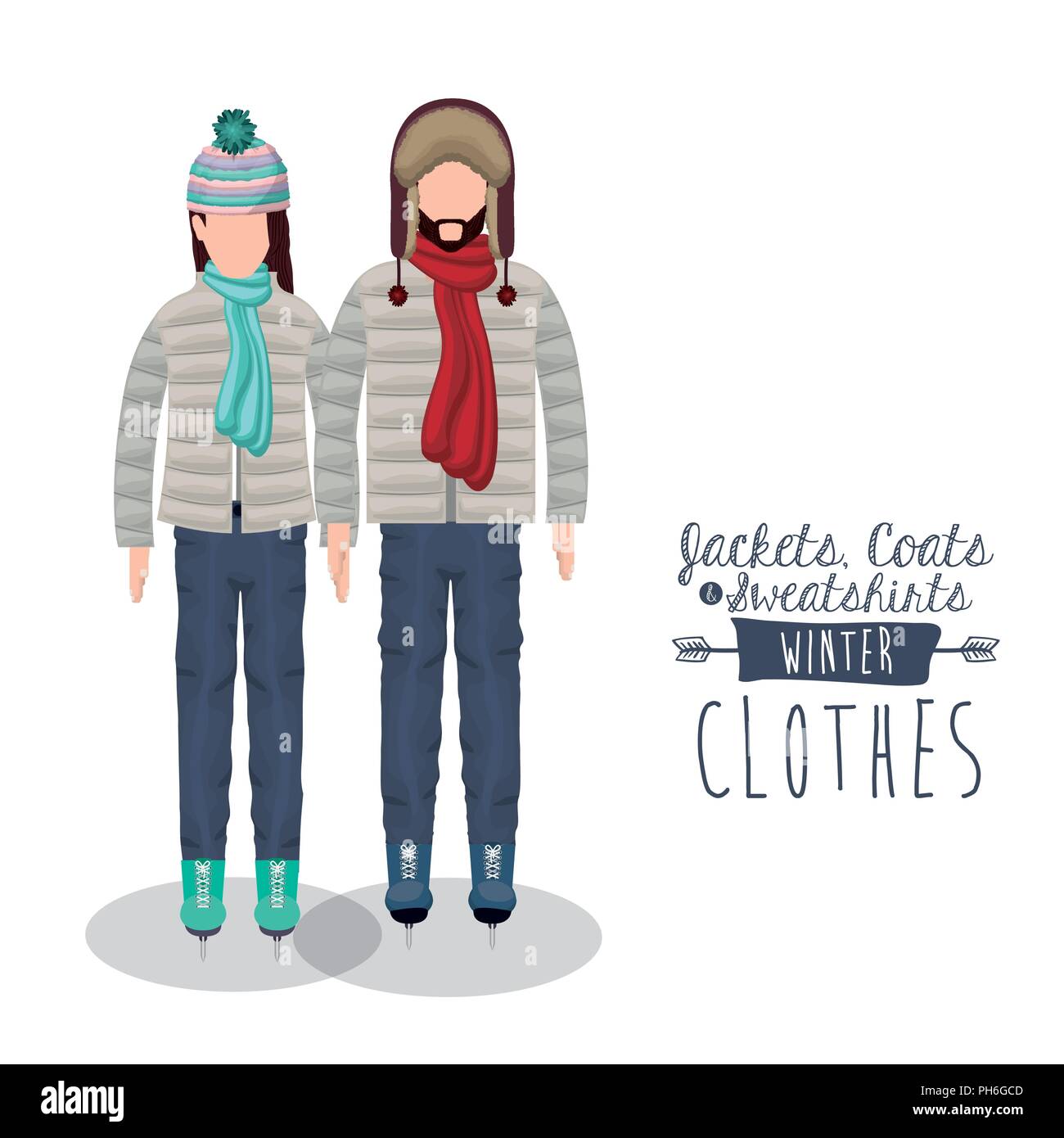 winter clothing design Stock Vector Image & Art - Alamy